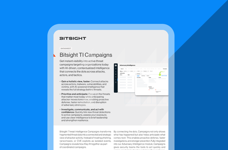 Bitsight Threat Intelligence Campaigns | Bitsight